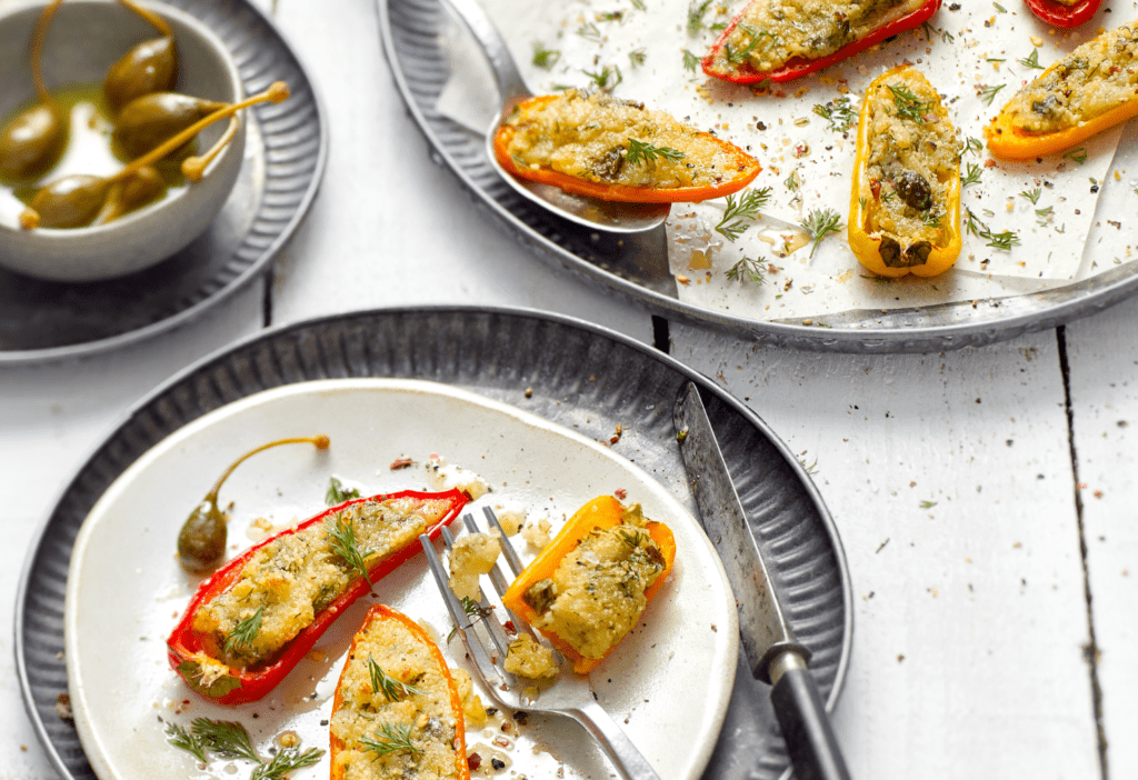 MINI POIVRONS FARCIS À LA BRANDADE - Maison Coudène